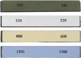 Slipsten Set 4 Sidor - Kök Brynen 120-1500 Grit - Verktygbutik